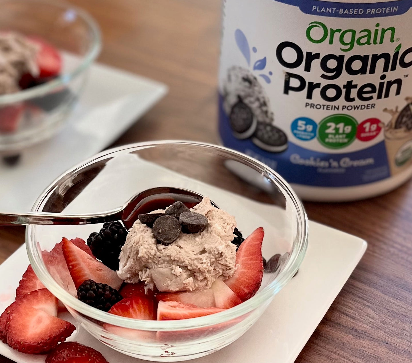 Cookies & Cream Protein Whipped Topping – Orgain