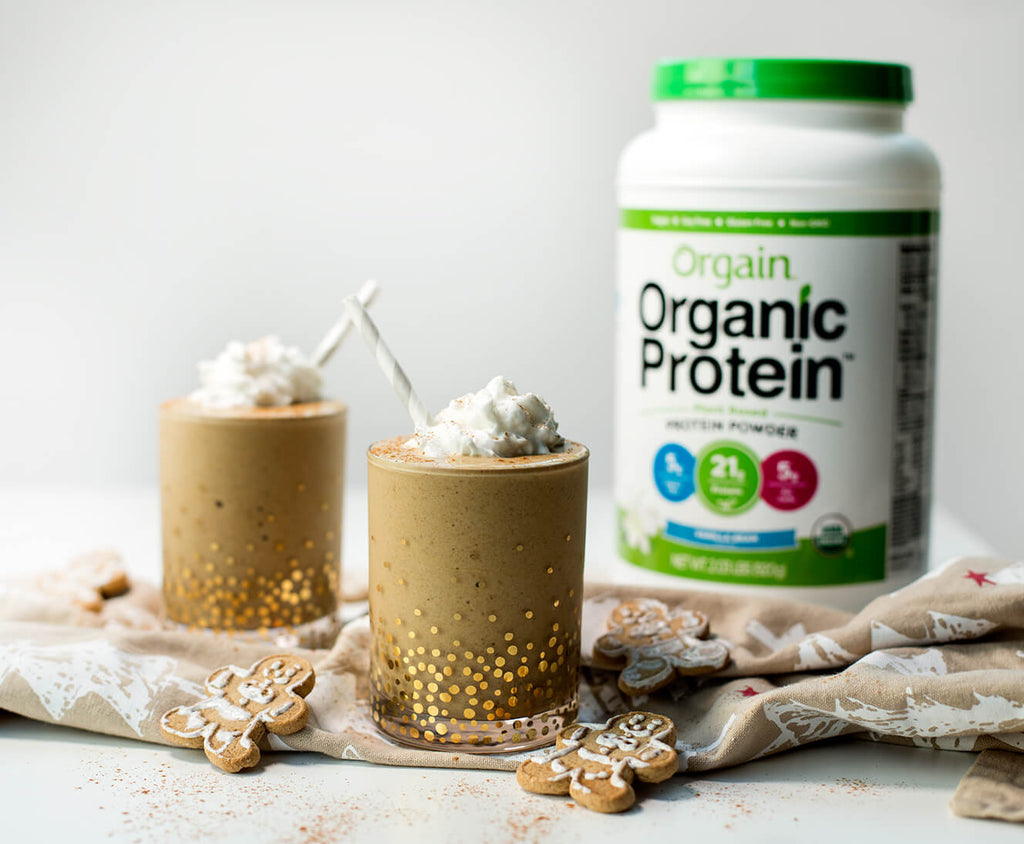 Gingerbread Protein Shake Recipe -Gingerbread Smoothie Recipe – Orgain