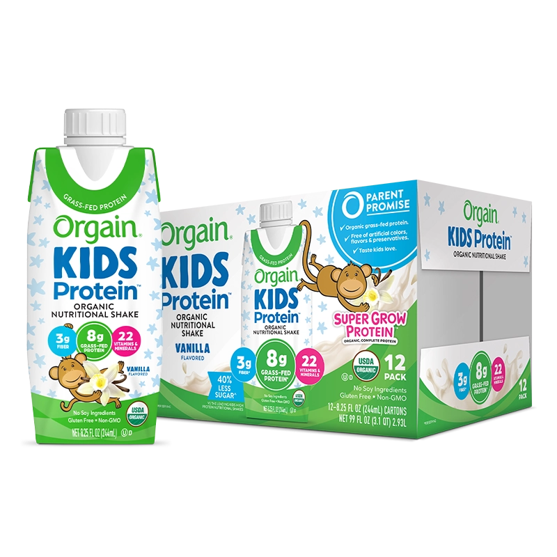 Organic Kids Nutrition Vanilla Protein Shake | Orgain