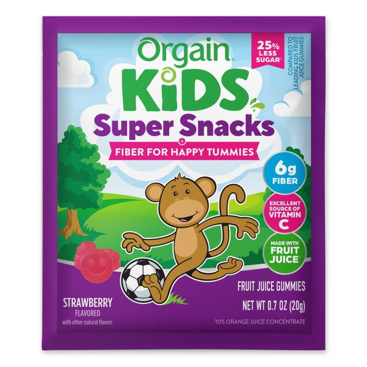 Kids Super Snacks + Fiber for Happy Tummies – Orgain